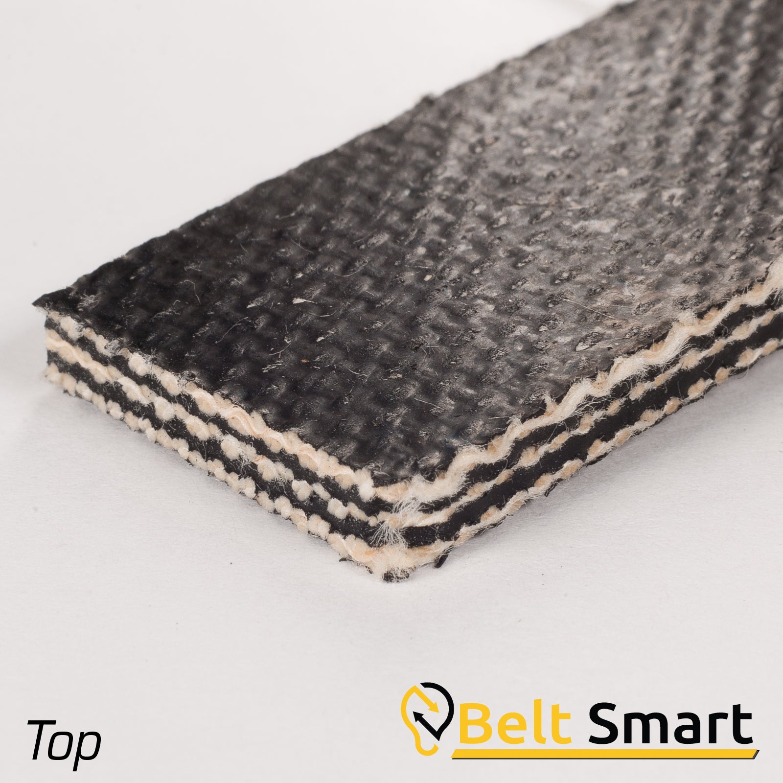 BS038 - #38 Beltservice 3 Ply CP30 Black FS x FS Conveyor Belt