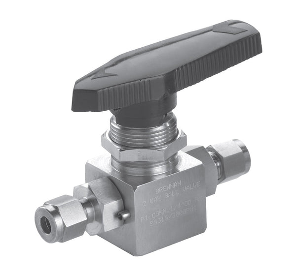NVB-1014-B by Brennan Inc. | 2-Way Ball Valve | -08 Instrumentation Fi