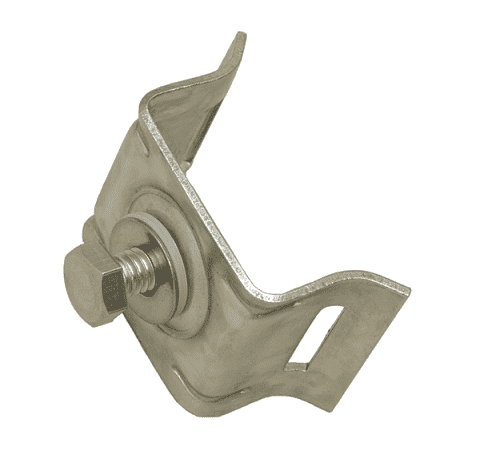 D02189 by Band-It | Mounting Bracket | Single Bolt Flared Leg Brack-It