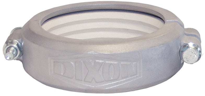 DBV-WB400 by Dixon Valve | Grooved Bolted Clamp | 4" Size | White Nitr
