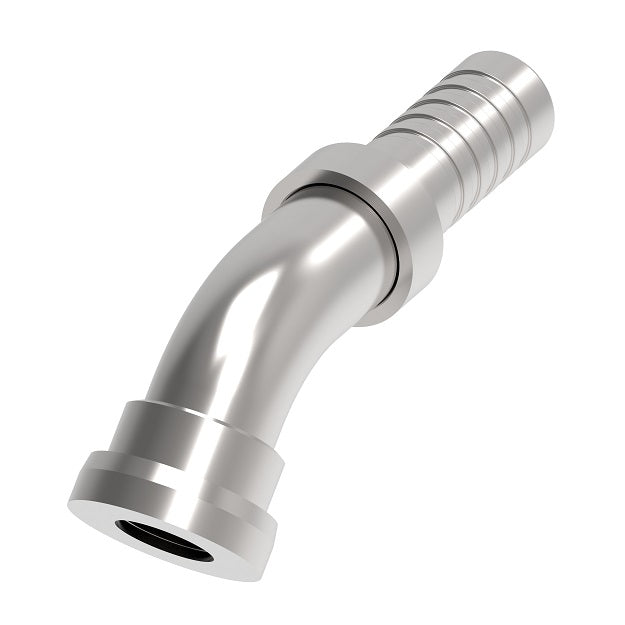 FJ4441-0808S Aeroquip by Danfoss | PTFE Hose Crimp Fitting Nipple | 45