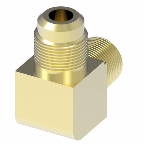 49X4 by Danfoss | Male Pipe/ SAE 45° Flare 90° Elbow Adapter | 1/8" Ma