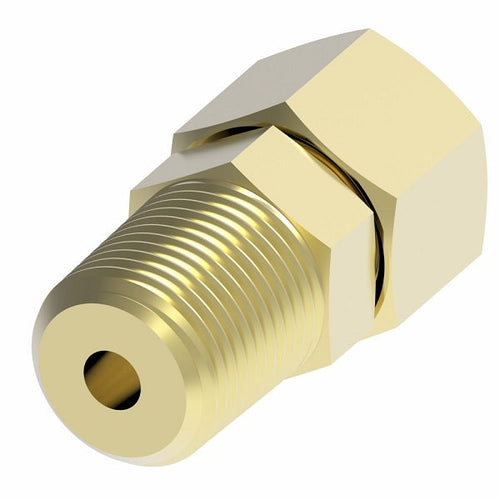 68X4 by Danfoss | Compression Fitting | Male Connector | 1/4" Tube OD