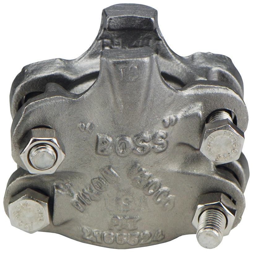 RBU14 by Dixon Valve | Boss® Clamp | 4-Bolt Type | 2-Gripping Fingers