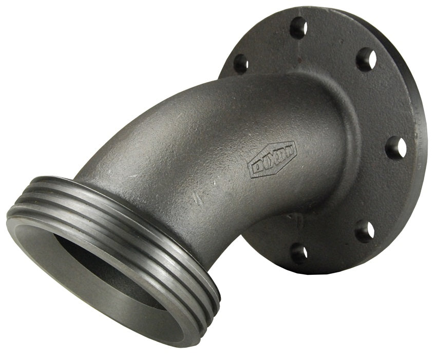 HUF206400FLG-45 by Dixon Valve | Boss® One-Piece Flange Adapter | 45°