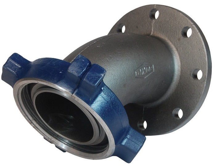 HUM206400FLG-45 by Dixon Valve | Boss® One-Piece Flange Adapter | 45°