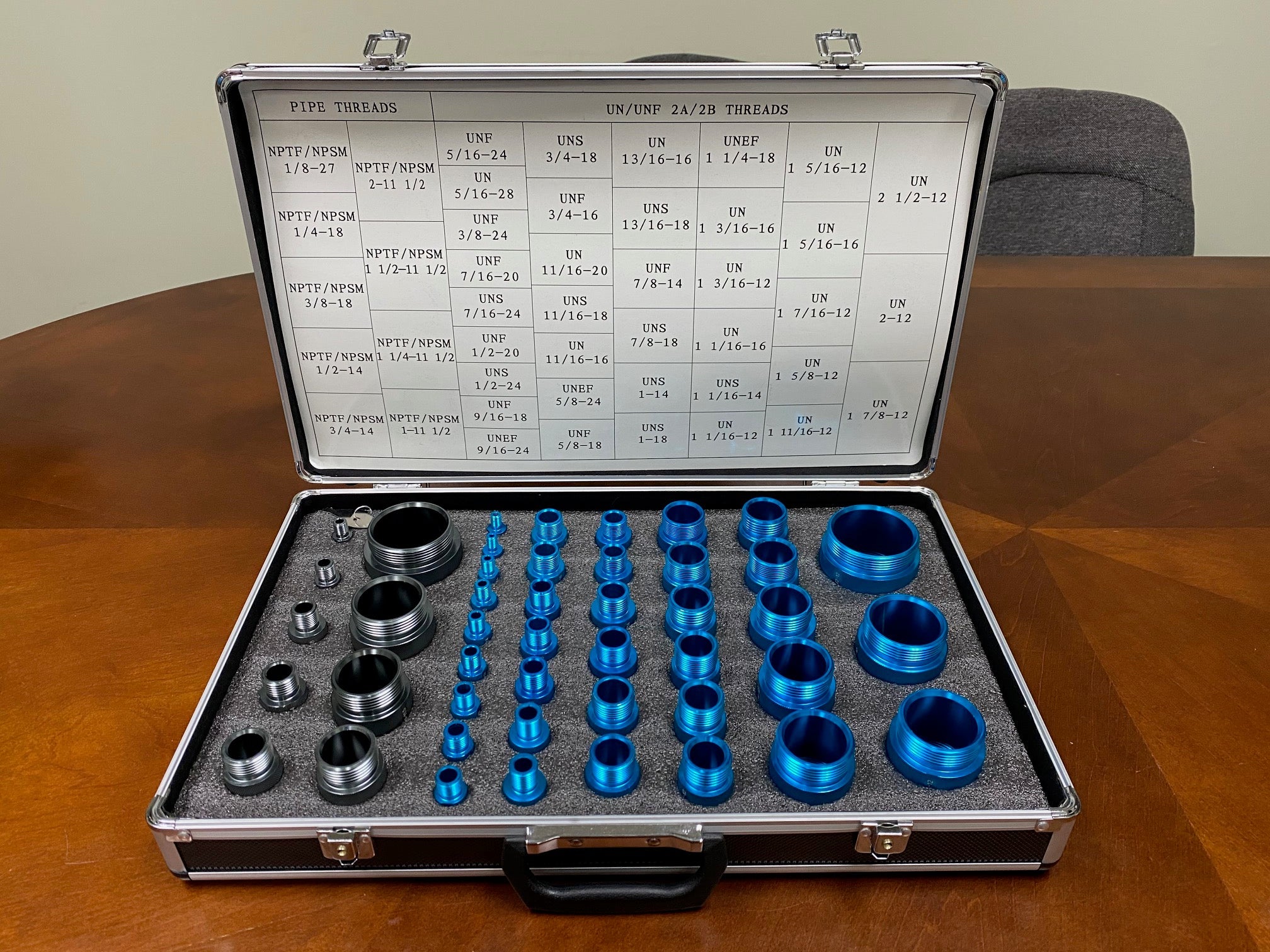 AE7592 NPT / JIC / ORB / ORFS / SAE 45 /AN Thread US Standards Identif