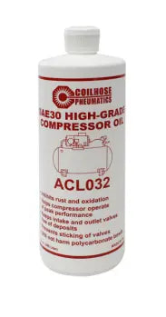 ACL032-P12 by Coilhose | Air Compressor Oil | 32 oz. (1 Quart) 12 bott