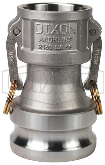 2030-DA-SS by Dixon Valve | Cam & Groove Reducer (Jump Size) Coupling