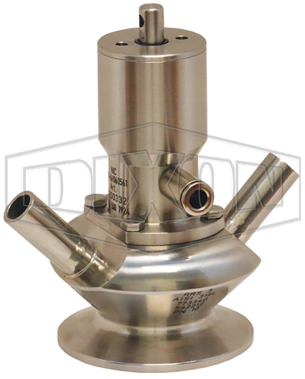 BSVD-PC200B375 Dixon Valve/Rieger 3A Sample Valve - Dual Port with Pne