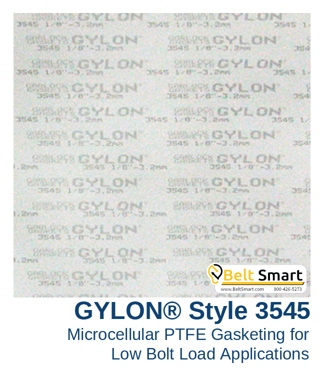 35450-6608 by Garlock | GYLON® | Style 3545 | 0.125in Thick | 60in x 6