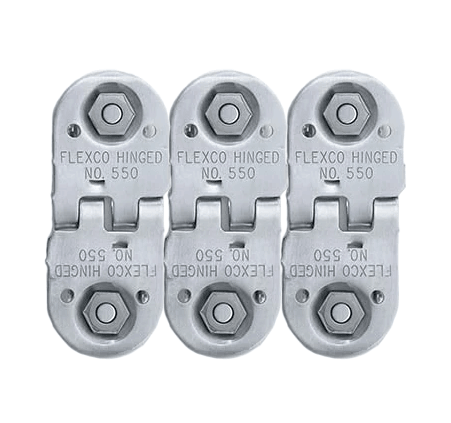 550-3 by Flexco | #40103 | 550 Bolt Hinged Three Plate Fastener | Stee
